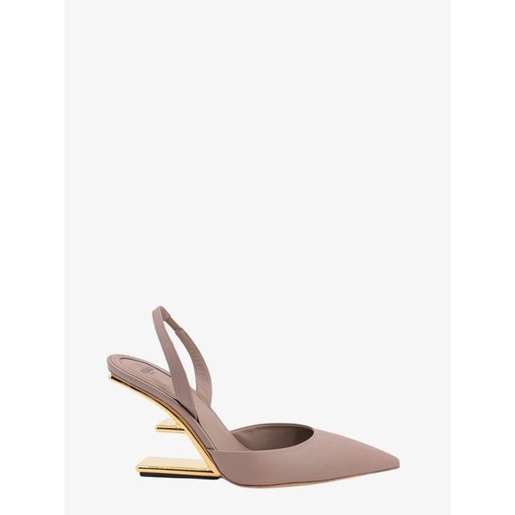 Fendi | Shoes | Fendi Woman Leather Slingback | Poshmark